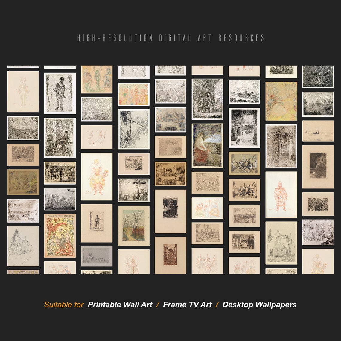 350+ James Ensor Famous Paintings Collection | High-resolution Digital ...