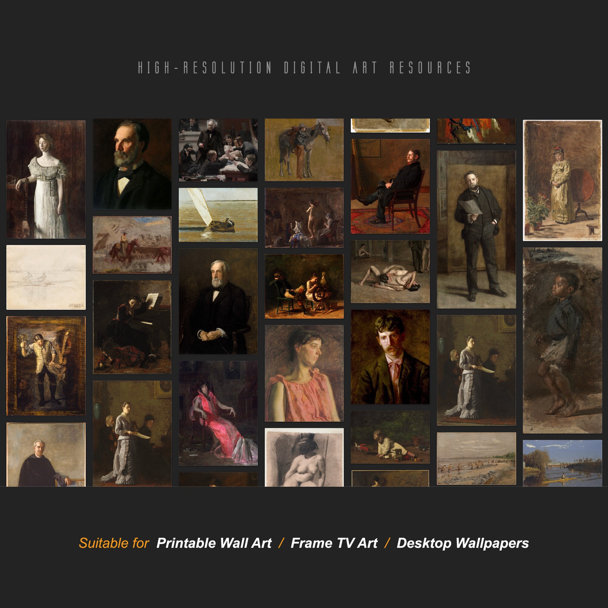 120+ Thomas Eakins Famous Paintings Collection | High-resolution ...