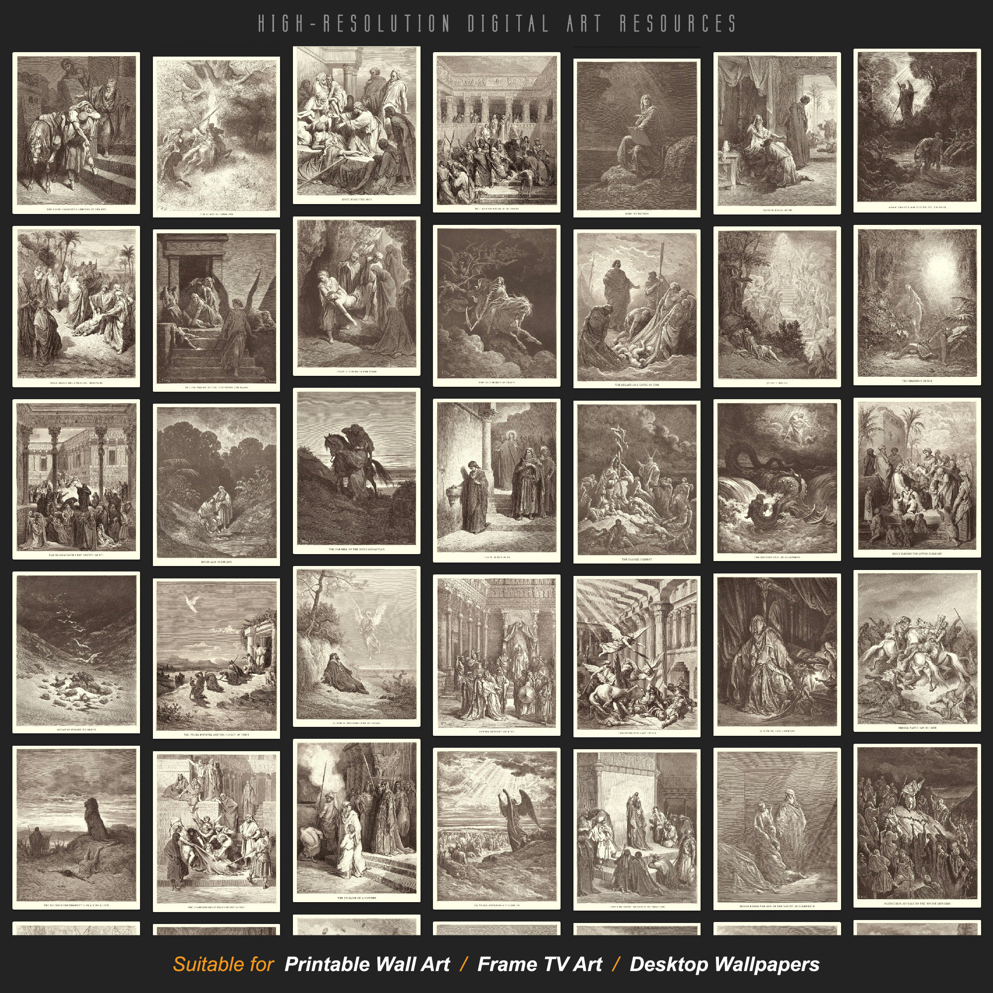 240+ the Dore Gallery of Bible Illustrations | Gustave Dore | High ...