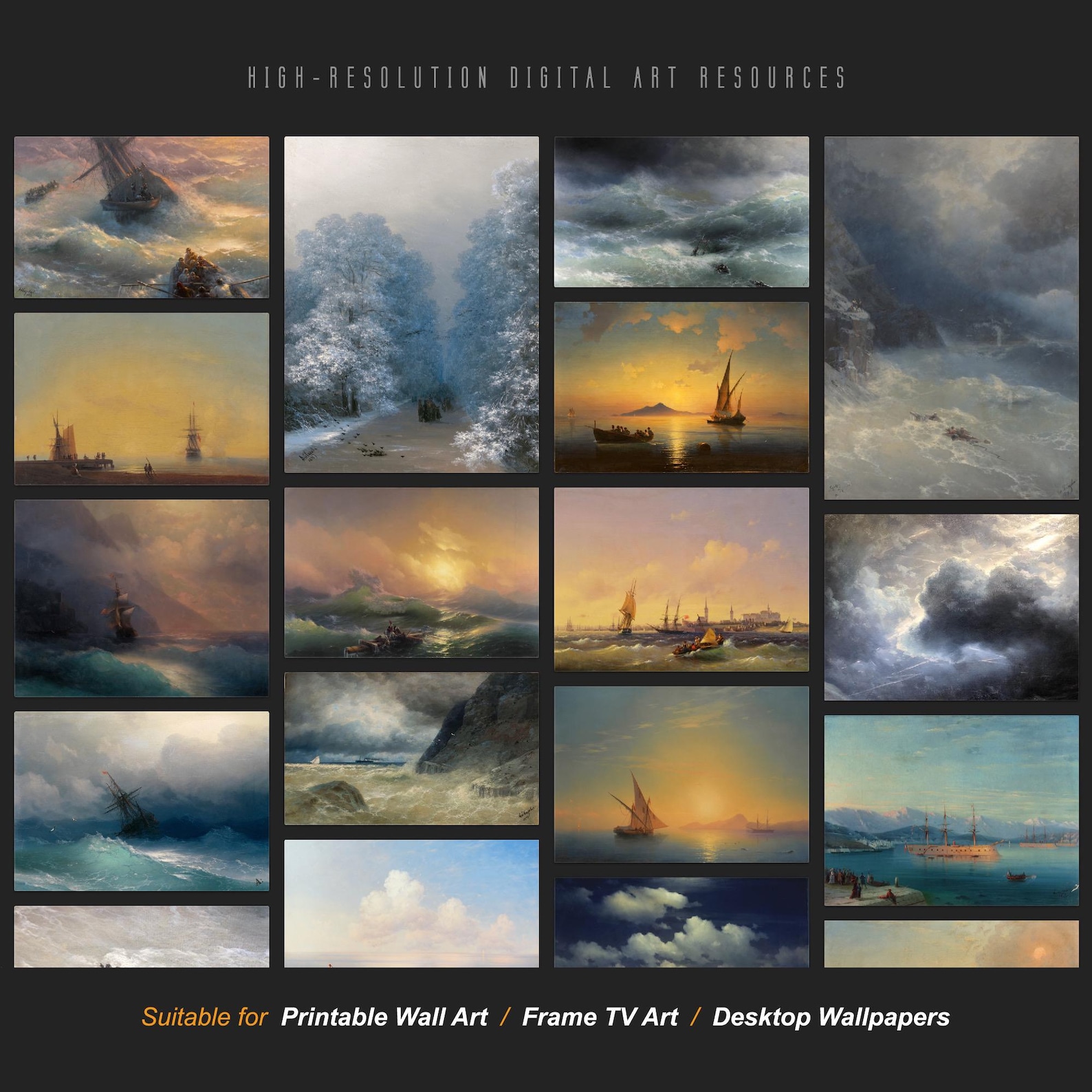 40+ Ivan Aivazovsky Famous Paintings Collection | High-resolution ...