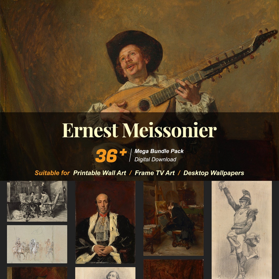 36+ Ernest Meissonier Famous Paintings Collection | High-resolution ...
