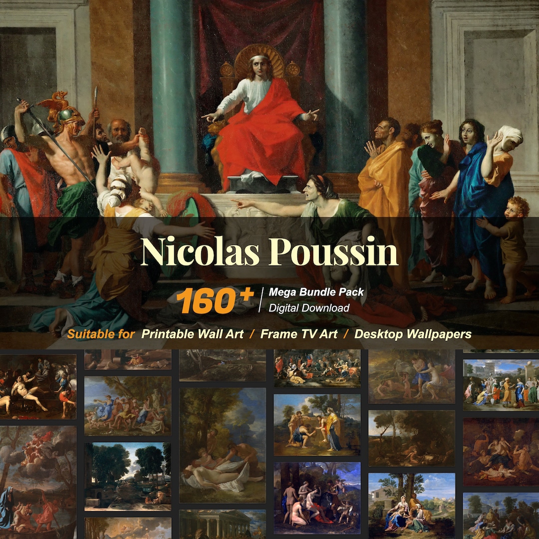 160+ Nicolas Poussin Paintings: High-resolution Art (digital Download ...