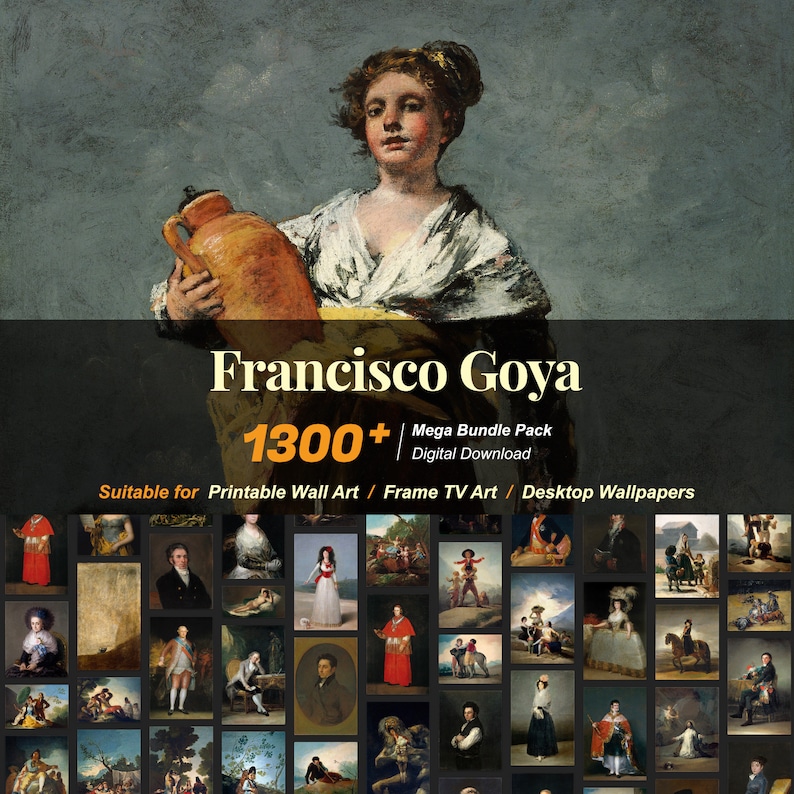 Colección de más de 1300 pinturas famosas de Francisco Goya / Recursos ...