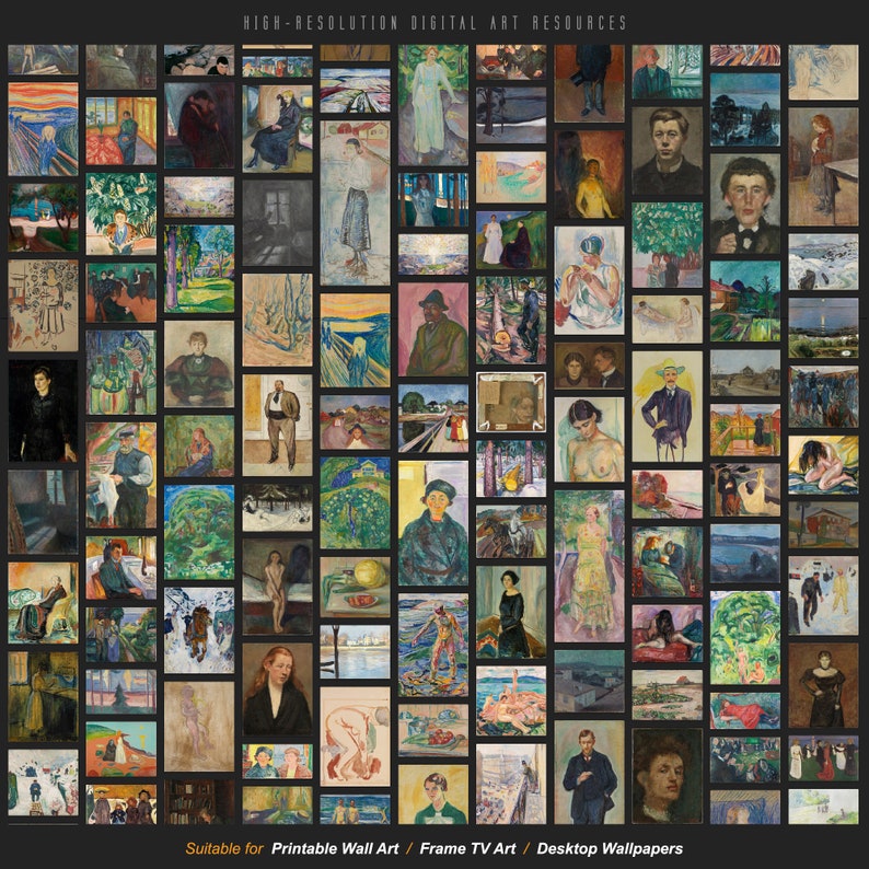 1640+ Edvard Munch Famous Paintings Collection | High-resolution ...