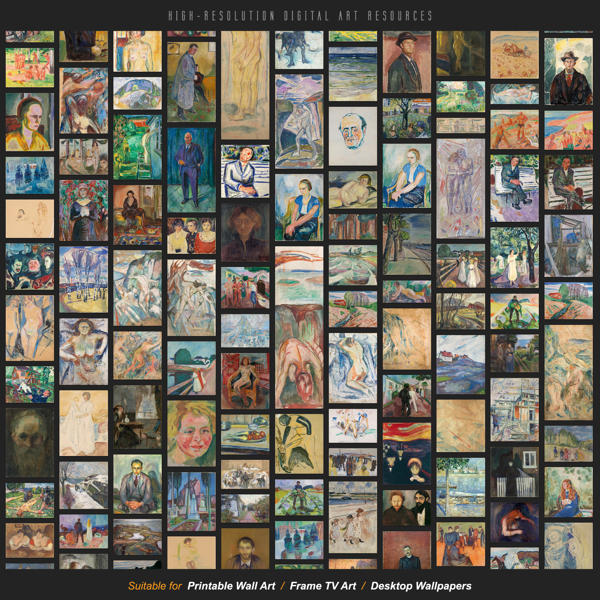1640+ Edvard Munch Famous Paintings Collection | High-resolution ...