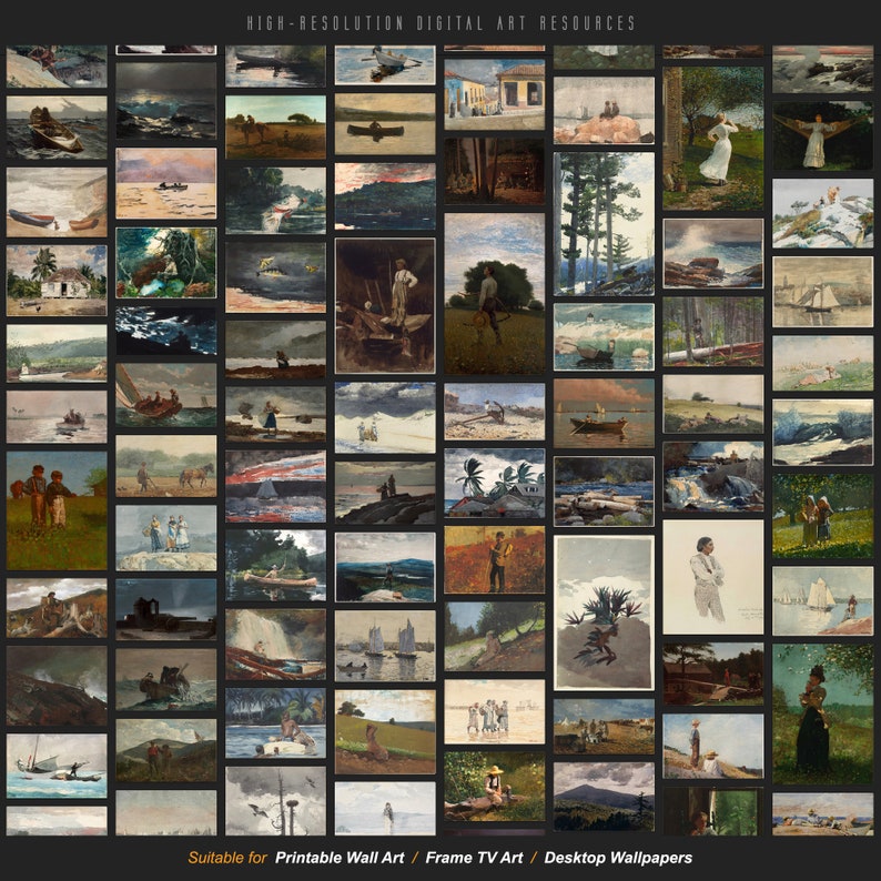 500+ Winslow Homer Famous Paintings Collection | High-resolution ...