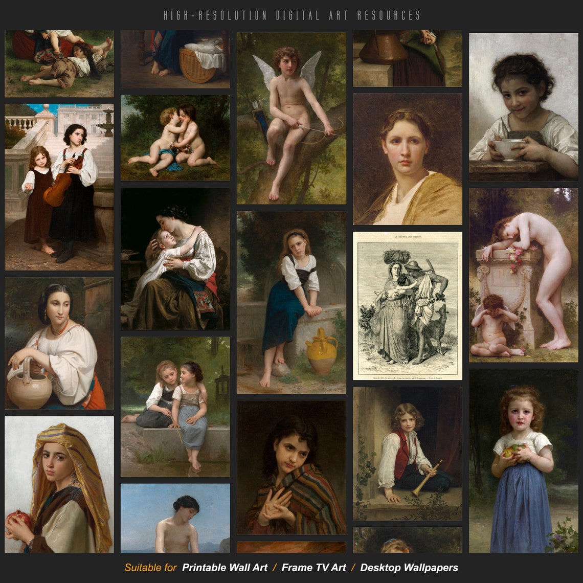 90+ William-adolphe Bouguereau Famous Paintings Collection | High ...