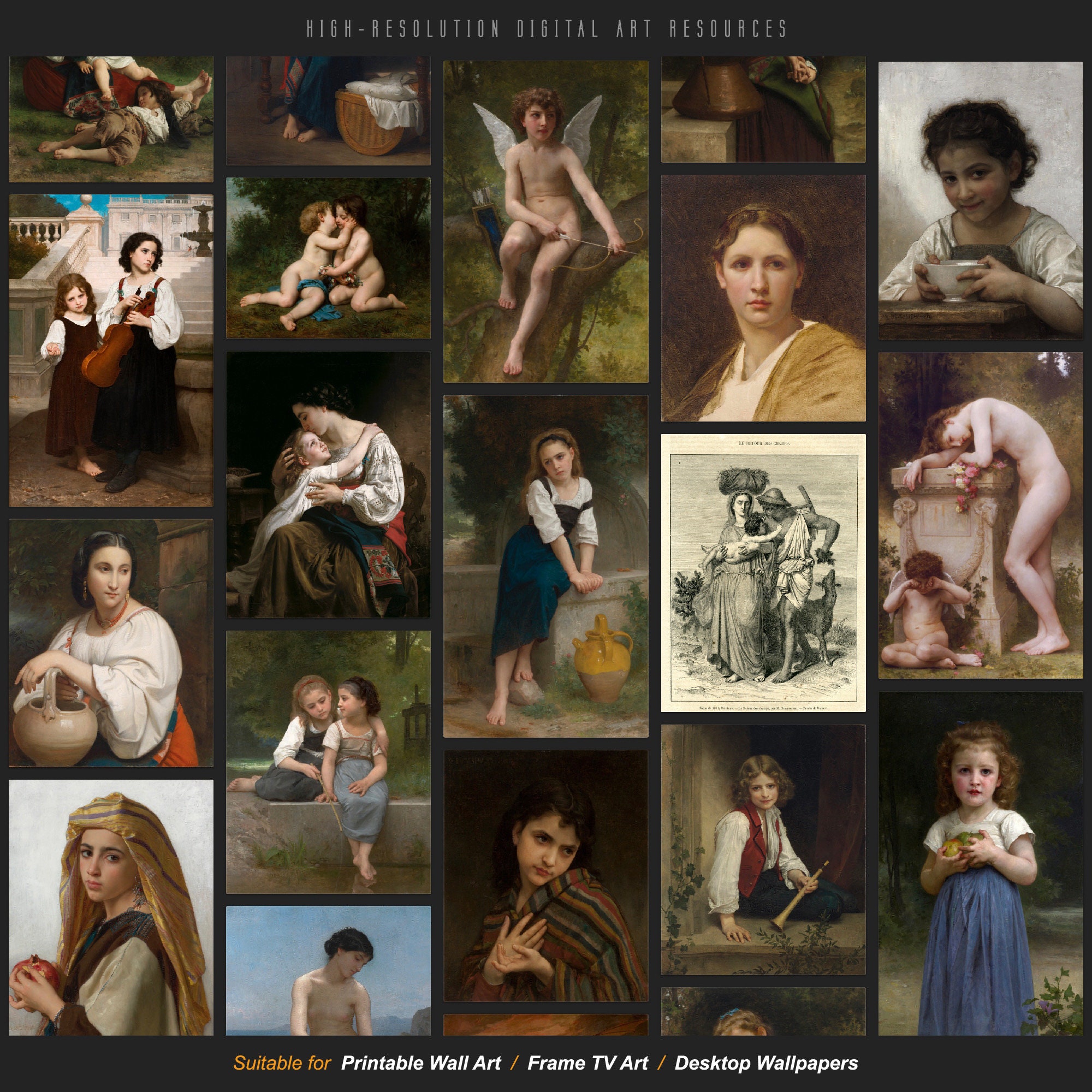 90+ William-adolphe Bouguereau Famous Paintings Collection | High ...