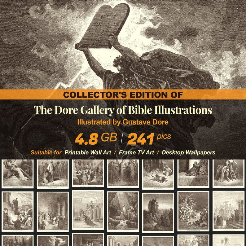 Gustave Dore Bible Illustrations: High-resolution Digital Art (digital ...