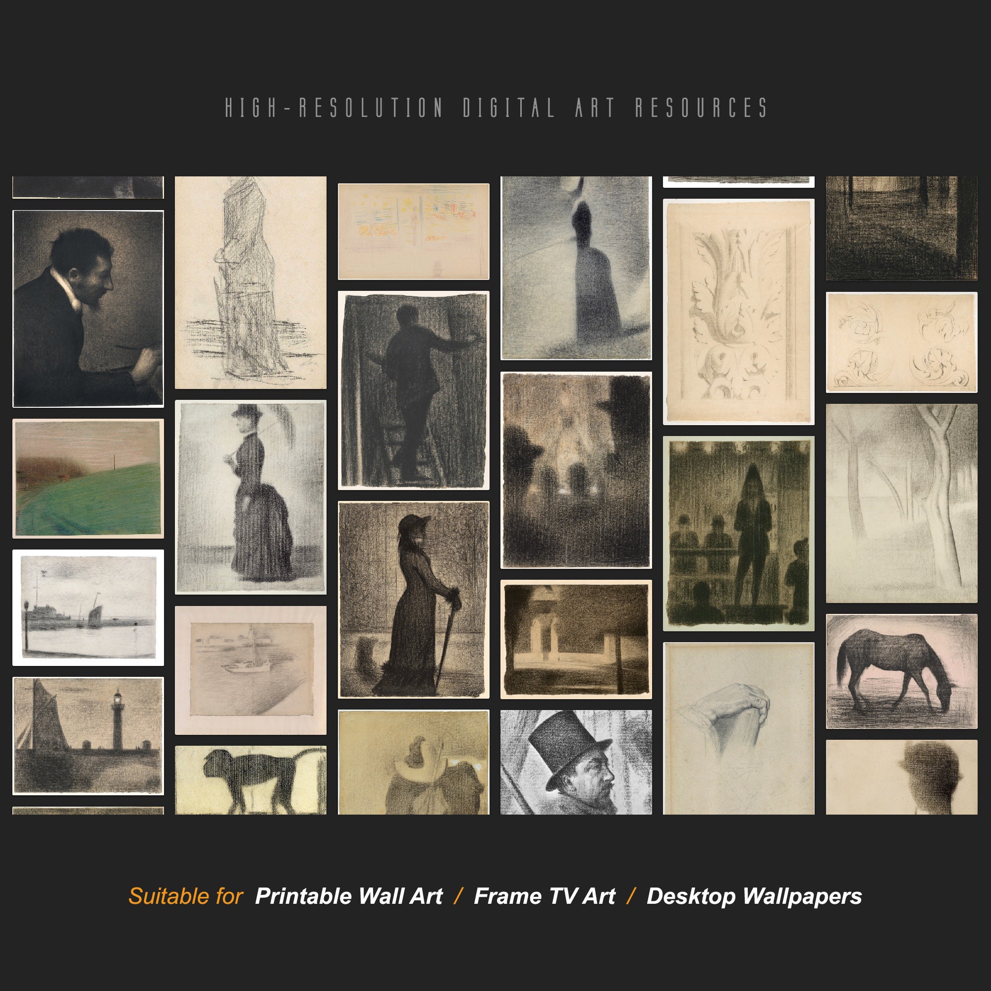 130+ Georges Seurat Famous Paintings Collection | High-resolution ...