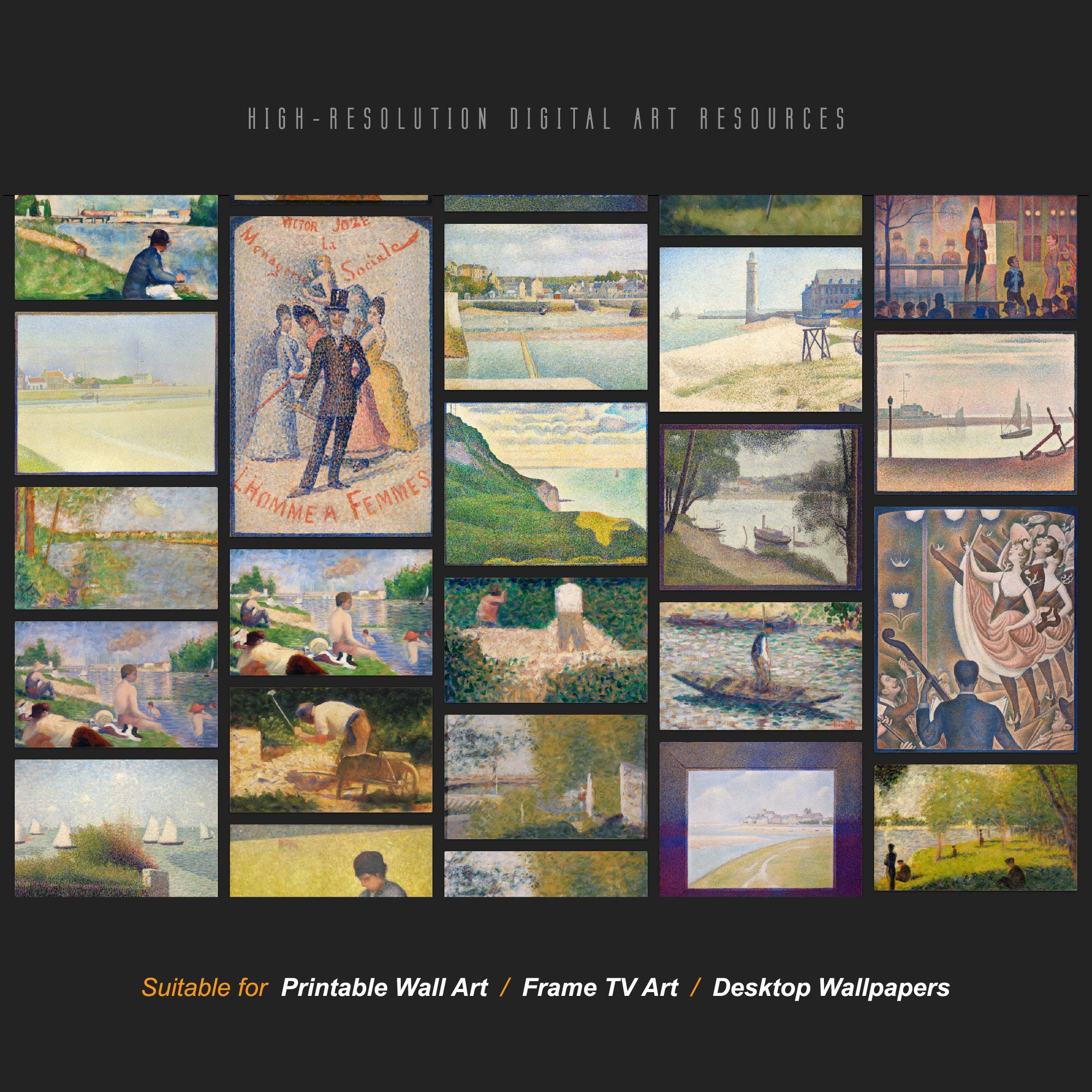 130+ Georges Seurat Famous Paintings Collection | High-resolution ...