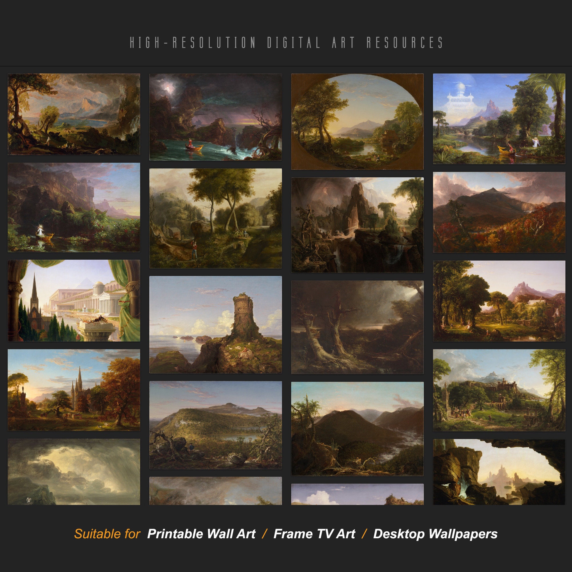 55+ Thomas Cole Famous Paintings Collection | High-resolution Digital ...
