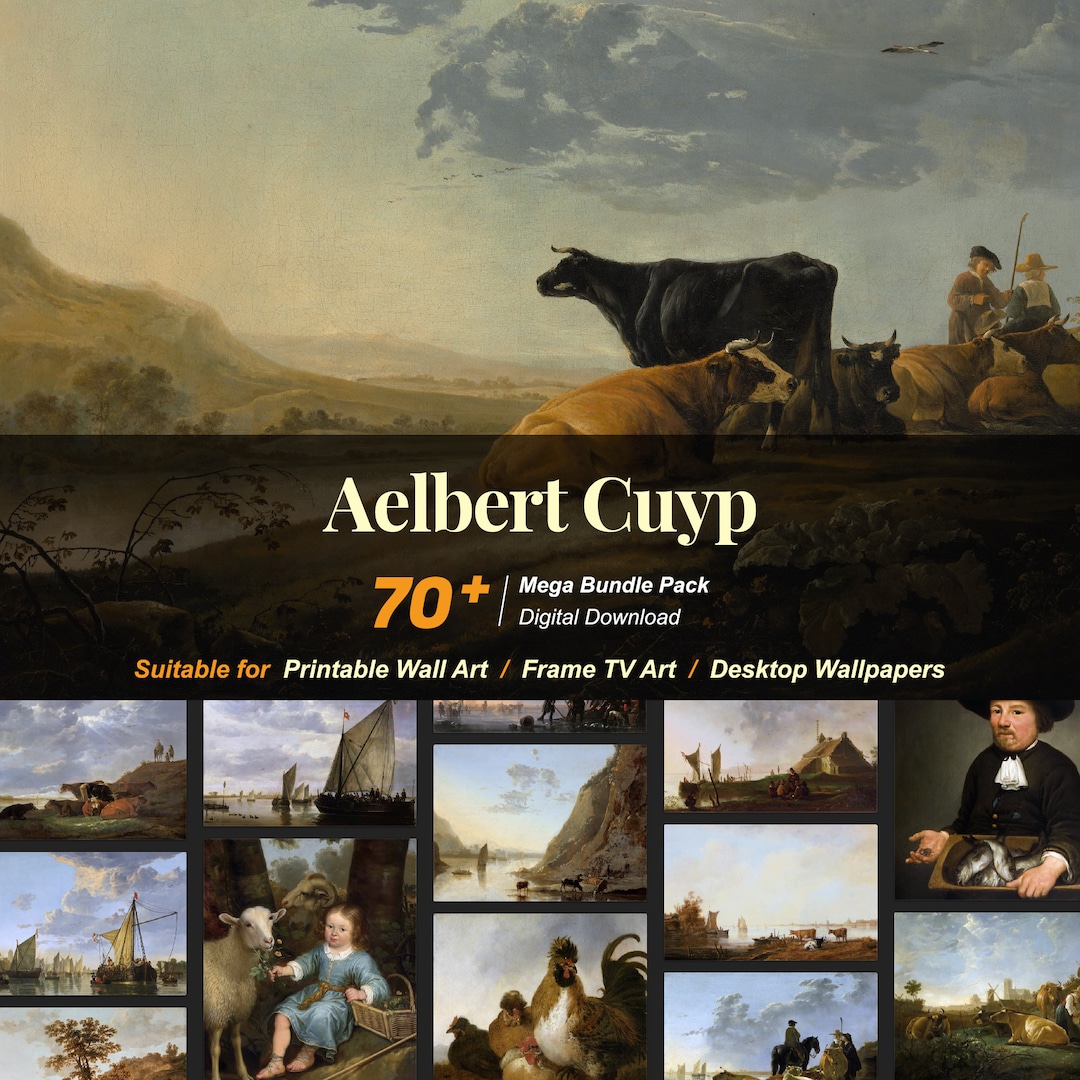 70+ Albert Cuyp Famous Paintings Collection | High-resolution Digital ...