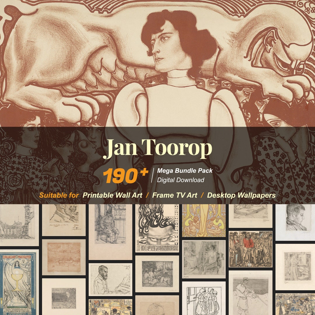 190+ Jan Toorop Famous Paintings Collection | High-resolution Digital ...