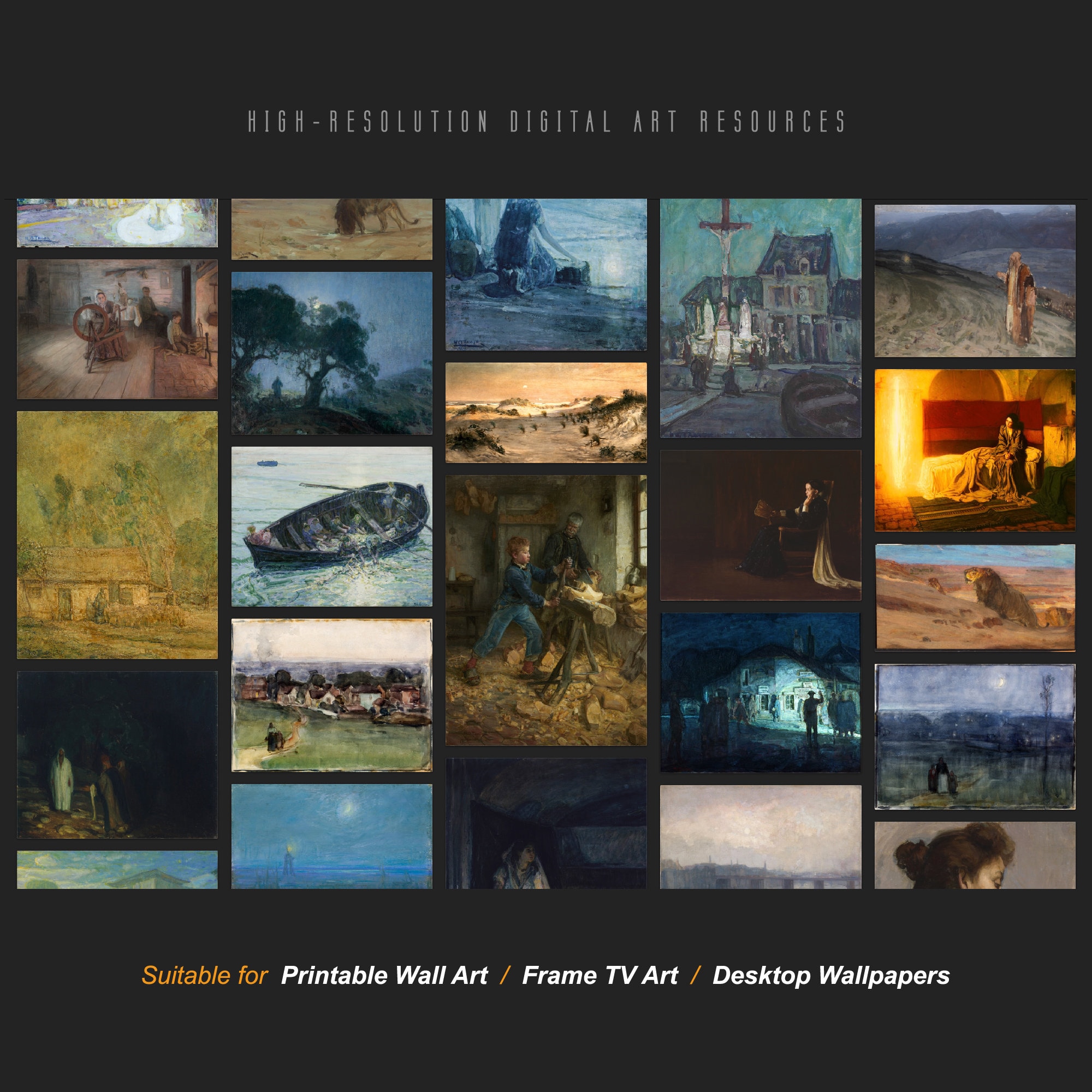 40 Henry Ossawa Tanner Famous Paintings Collection High-resolution ...