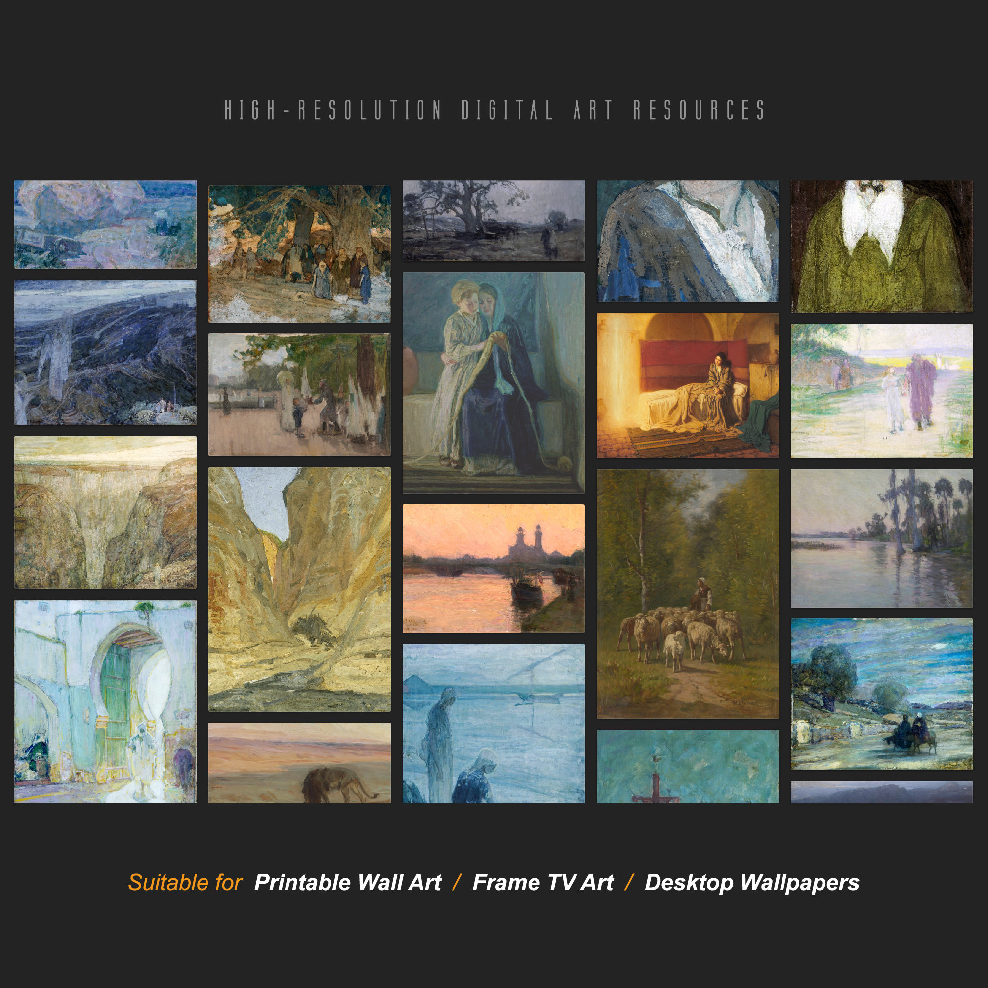 40 Henry Ossawa Tanner Famous Paintings Collection High-resolution ...