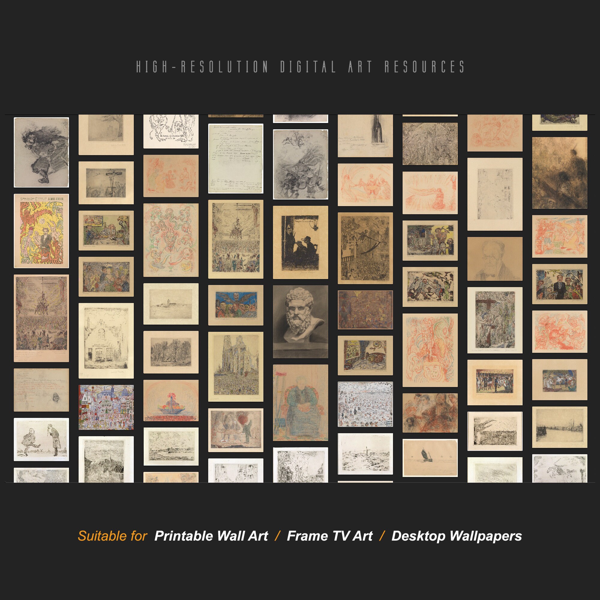 350+ James Ensor Famous Paintings Collection | High-resolution Digital ...