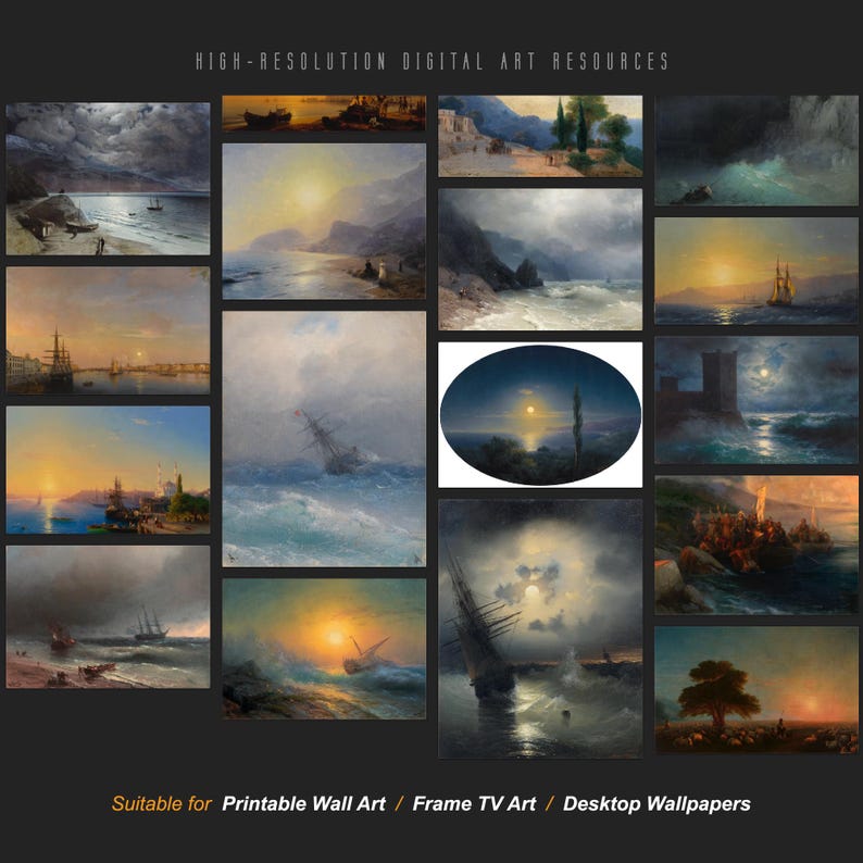 40+ Ivan Aivazovsky Famous Paintings Collection | High-resolution ...