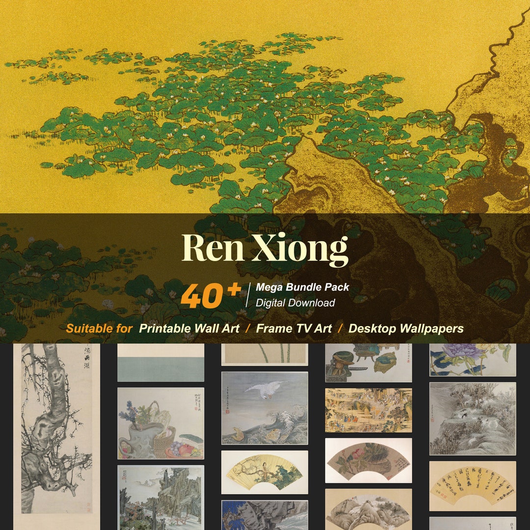 40+ Ren Xiong Famous Paintings Collection | Chinese Art | High ...
