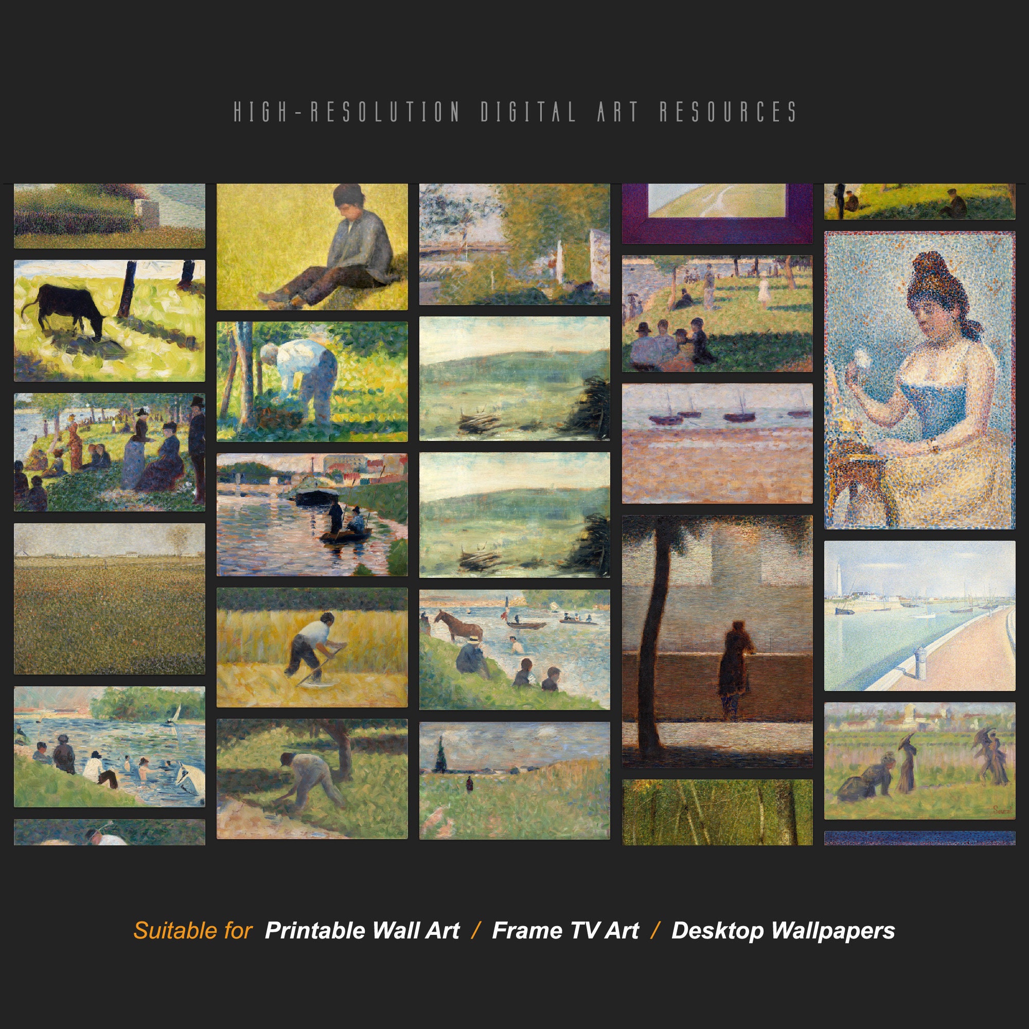 130+ Georges Seurat Famous Paintings Collection | High-resolution ...