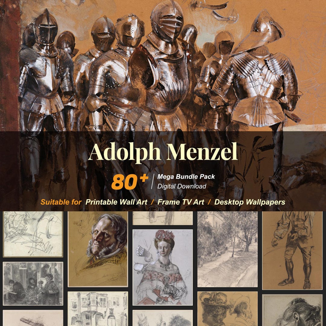80+ Adolph Menzel Famous Paintings Collection | High-resolution Digital ...
