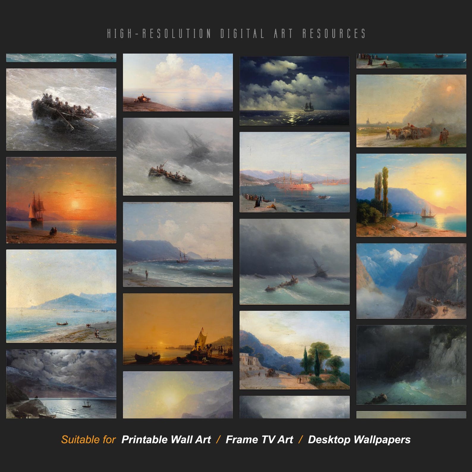 40+ Ivan Aivazovsky Famous Paintings Collection | High-resolution ...