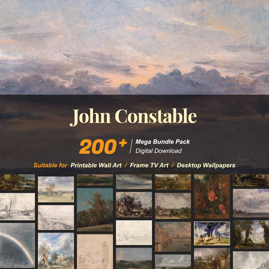 200 John Constable Famous Paintings Collection High-resolution Digital ...