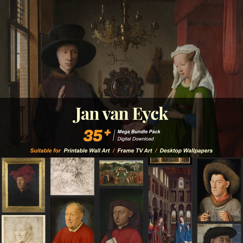 35 Jan van Byck berühmte Gemälde Sammlung Hochauflösende - Etsy.de