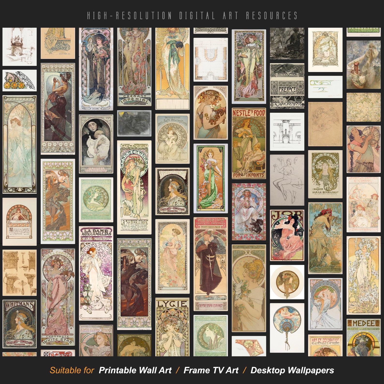 230+ Alphonse Mucha Famous Paintings Collection | High-resolution ...
