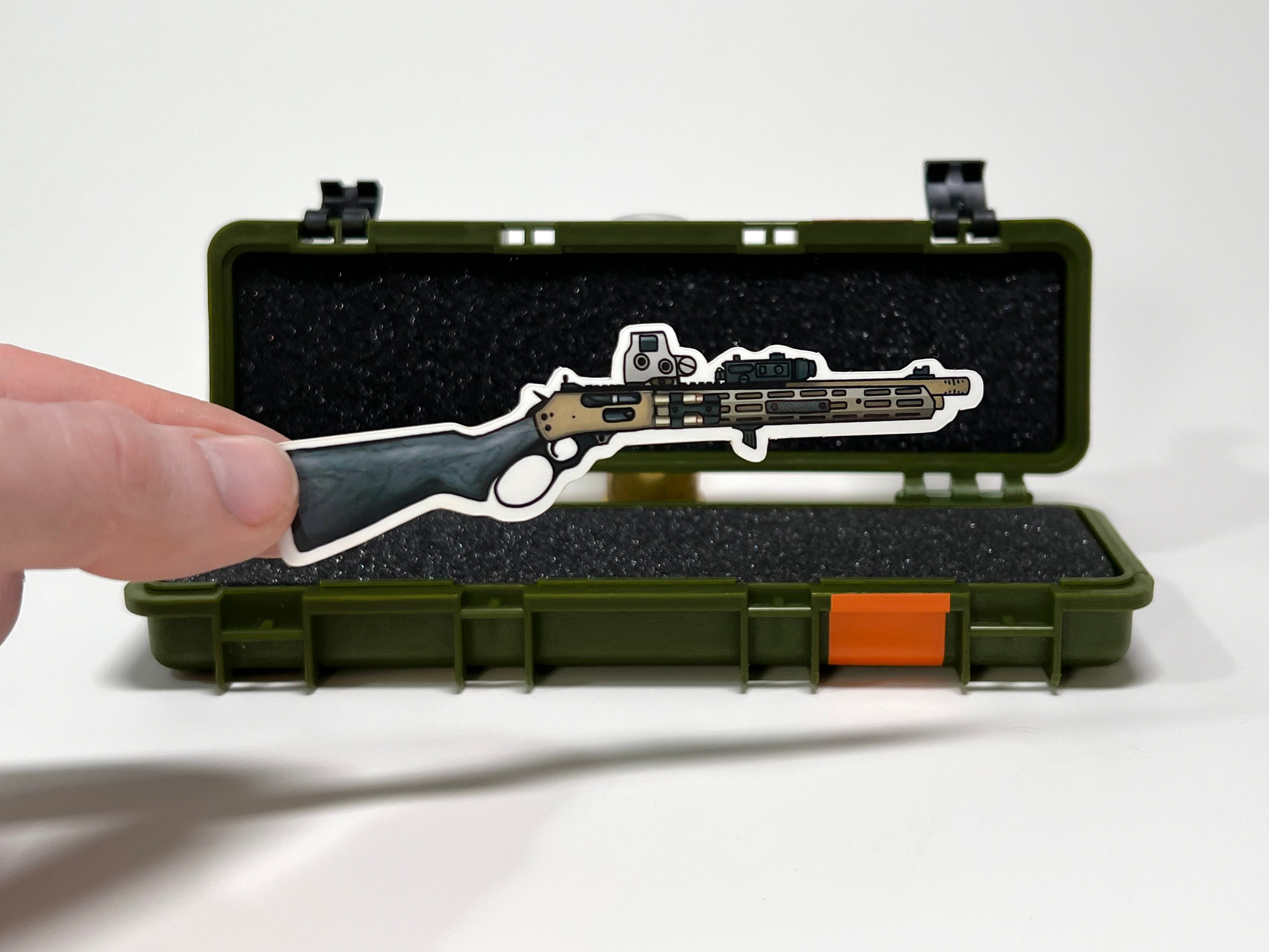 Thumper Lever-action Sticker Tactical Repeater Rifle Space - Etsy