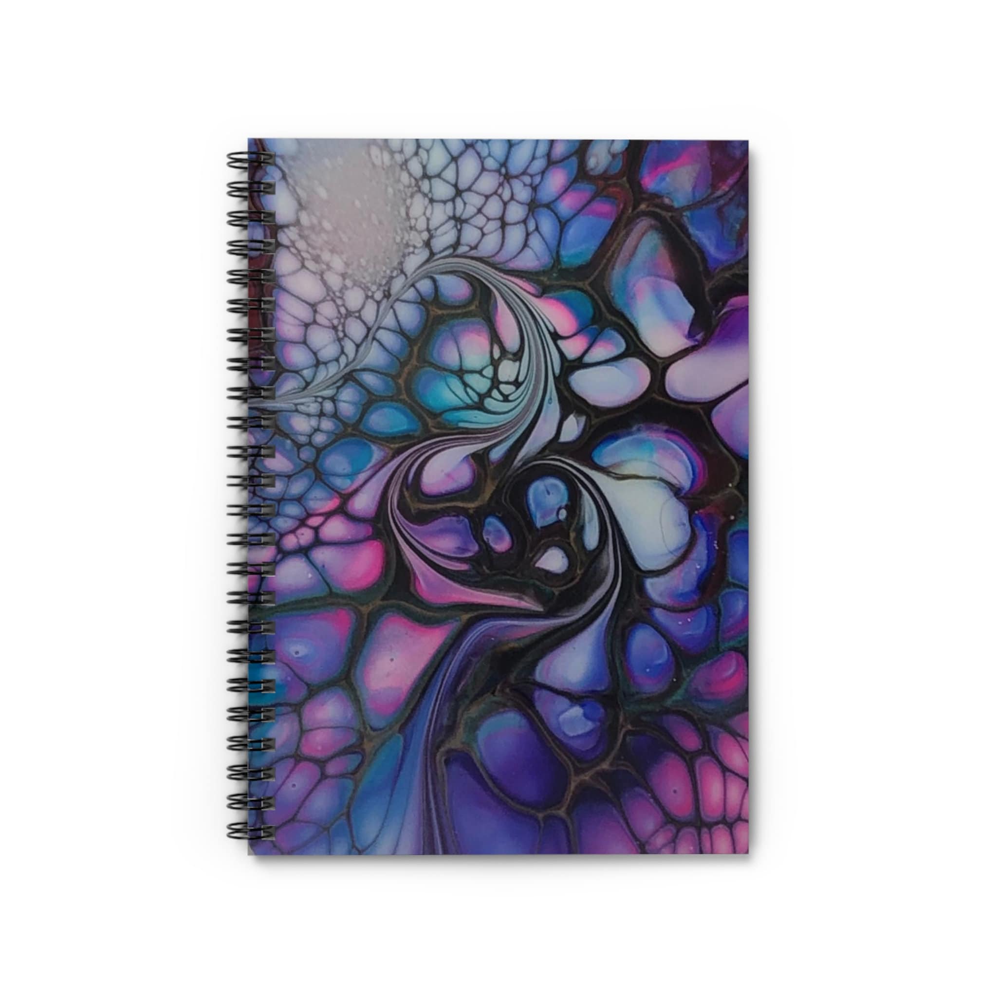 Spiral Notebook Acrylic Art Journal | Unique Notebooks | Colorful ...