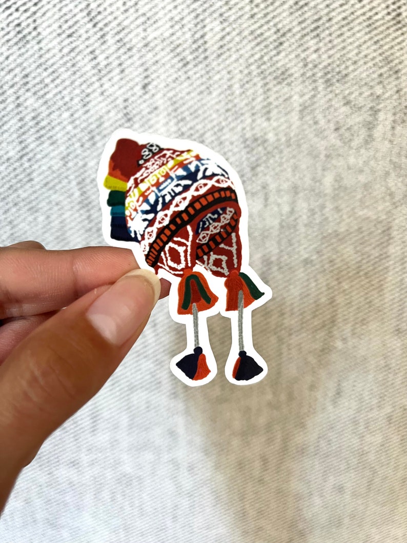 Peru Sticker Pack, Peru Culture Stickers, Chullo, Zampona, Pan Flute ...