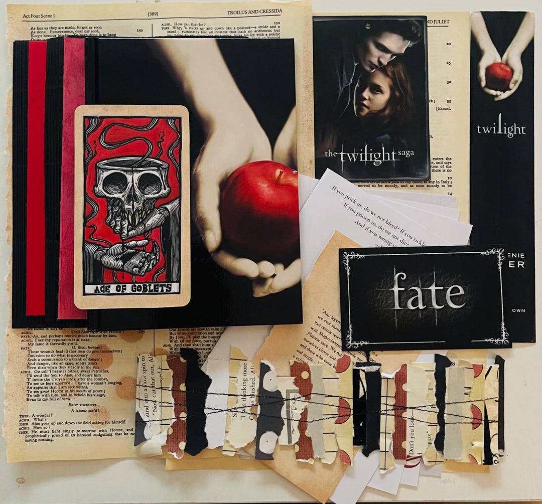 Twilight Mini Junk Journal Paper and Book Cover Pack - Etsy