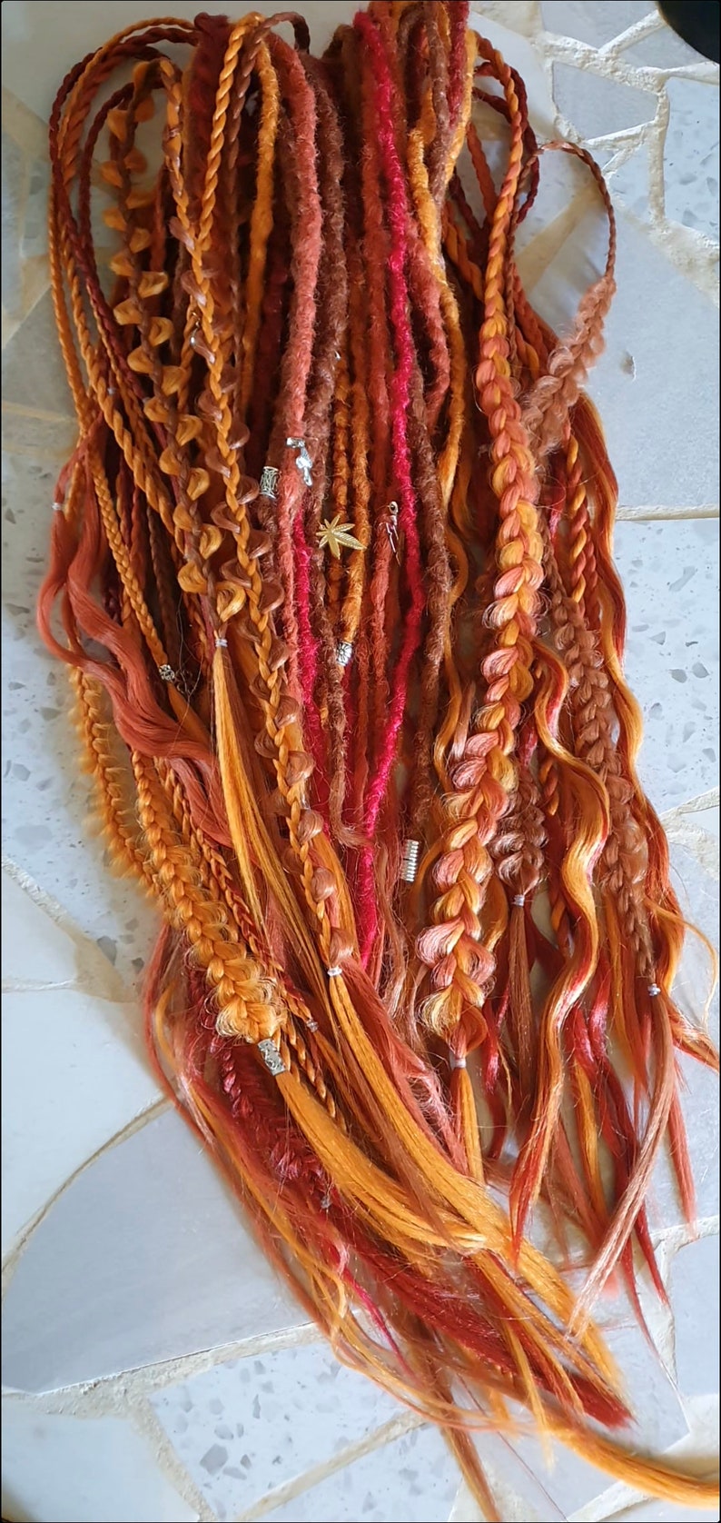 DE Dreadlocks Extensions Full Set 40 CUSTOM ORDER - Etsy