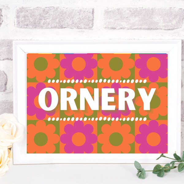 Ornery - Etsy