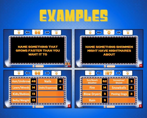 Family Feud Powerpoint Template