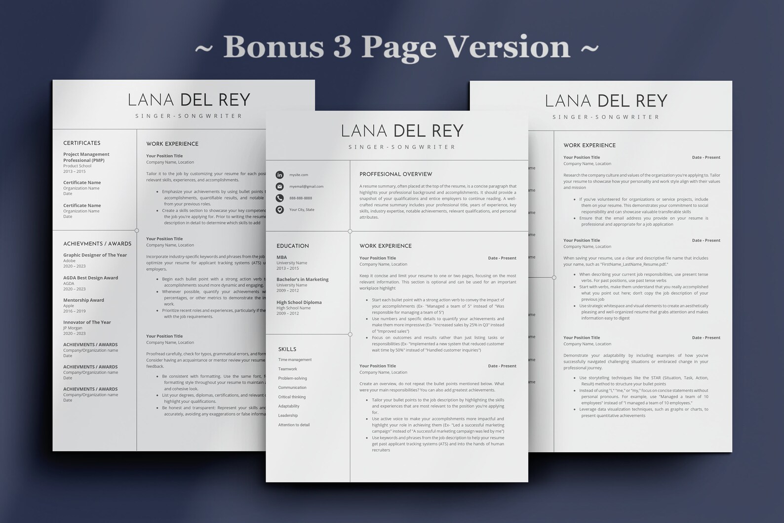 FREE! Modern Resume Template: Stand Out and Get Hired | Resume Template ...