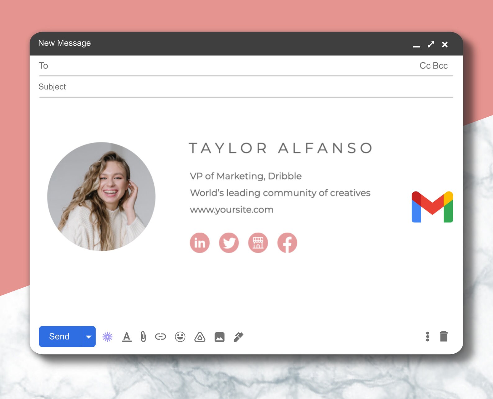 FREE Email Signature Template Leave a Lasting Impression - Etsy