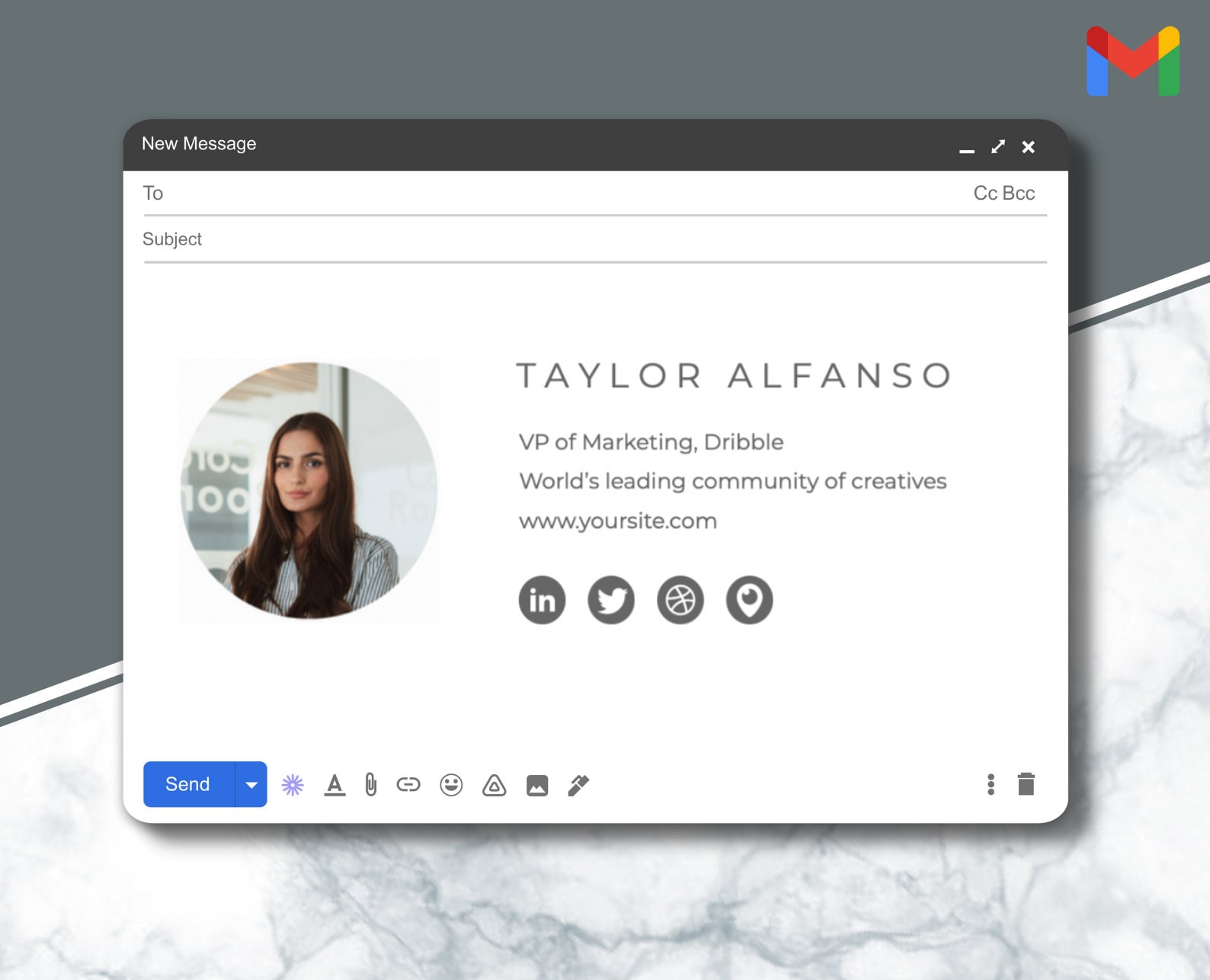 FREE Email Signature Template Leave a Lasting Impression With Every ...