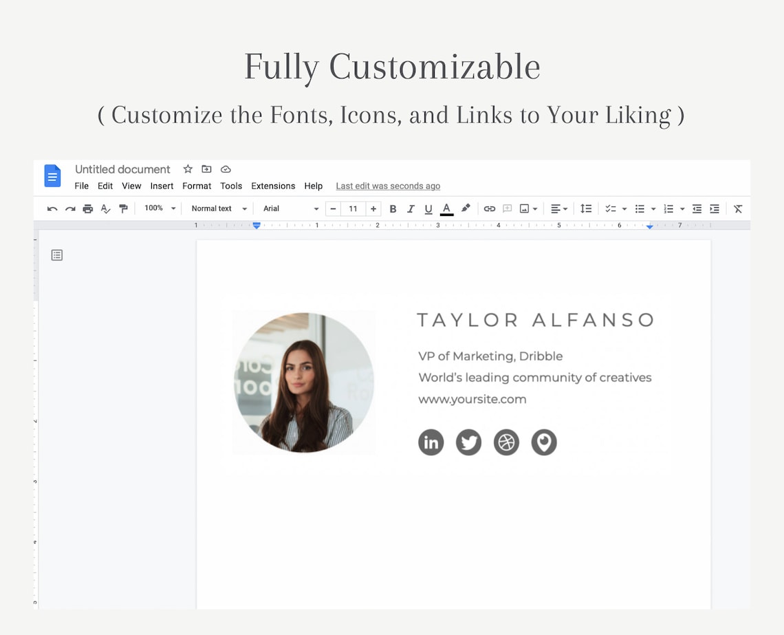 FREE Email Signature Template Leave a Lasting Impression With Every ...