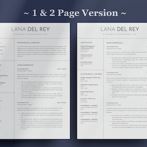 FREE! Modern Resume Template: Stand Out and Get Hired | Resume Template ...