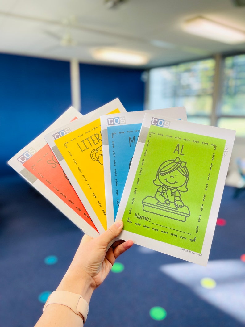 Editable Book Covers - Student Subject Classroom - Etsy