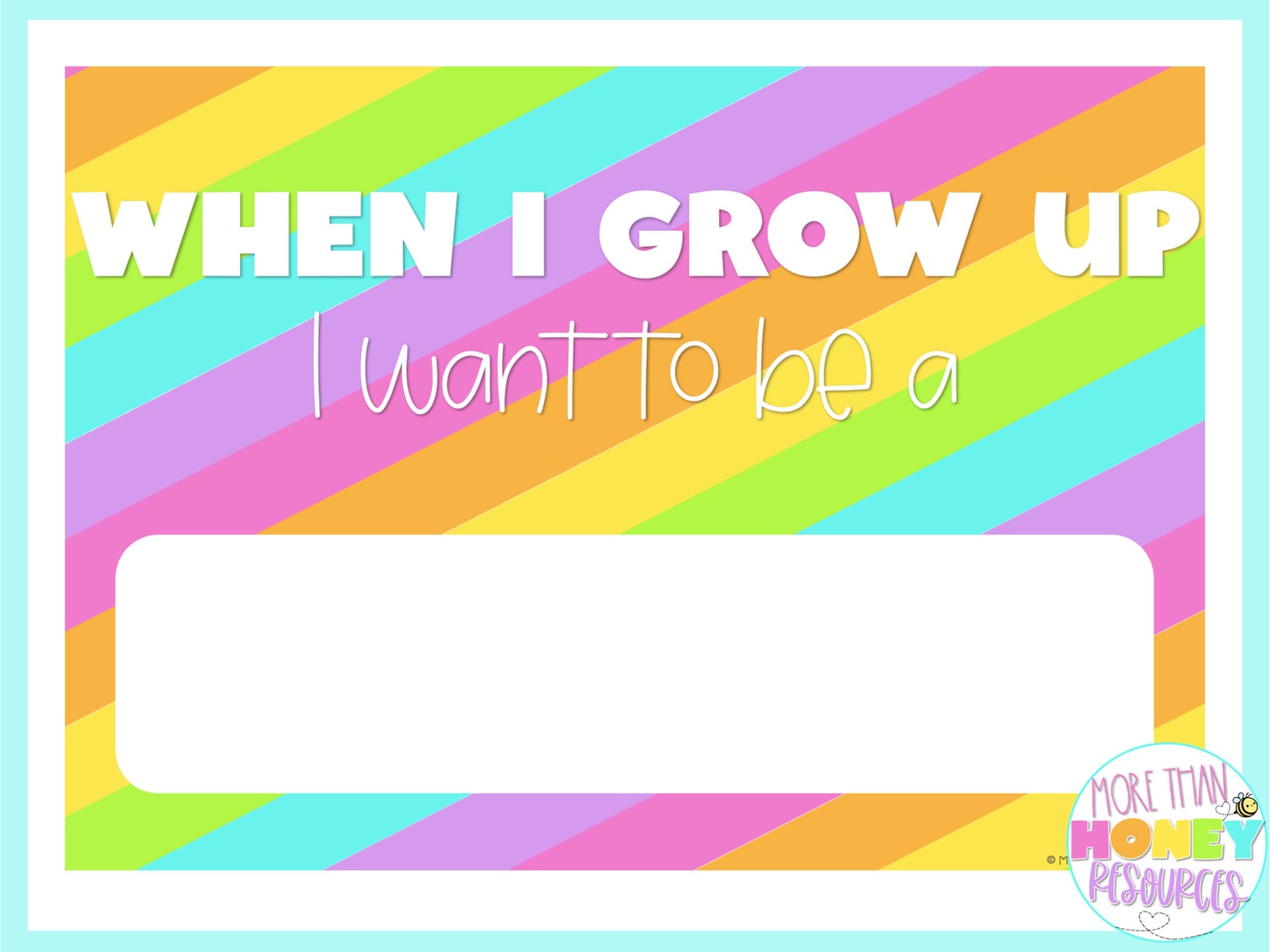 When I Grow up I Want to Be Printable Sign First Day of School ...