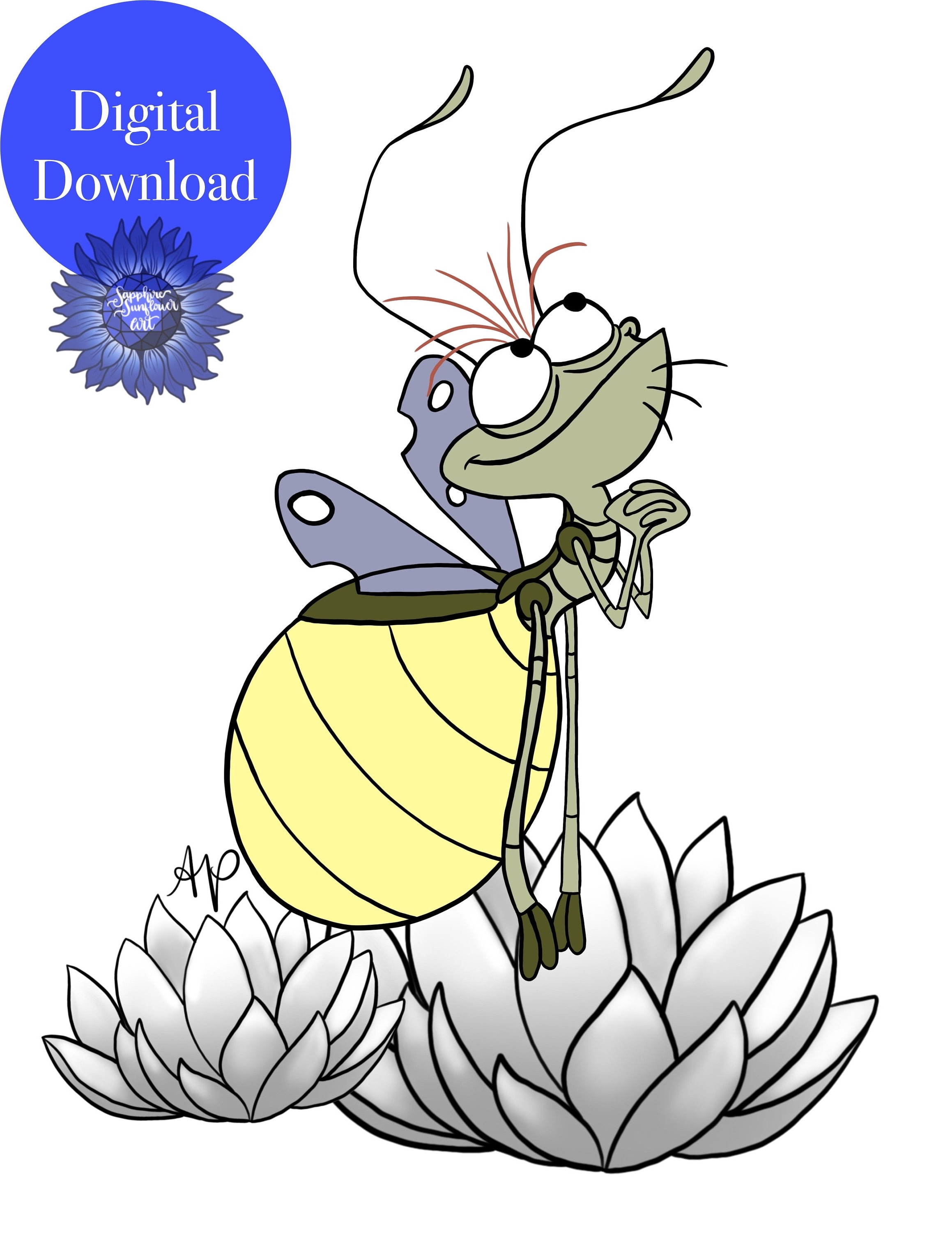 Digital Download Firefly Print - Etsy