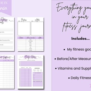 Fitness Planner,workout Planner Fitness Journal,exercise Planner ...