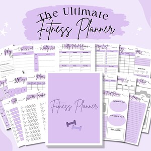 Fitness Planner,workout Planner Fitness Journal,exercise Planner ...