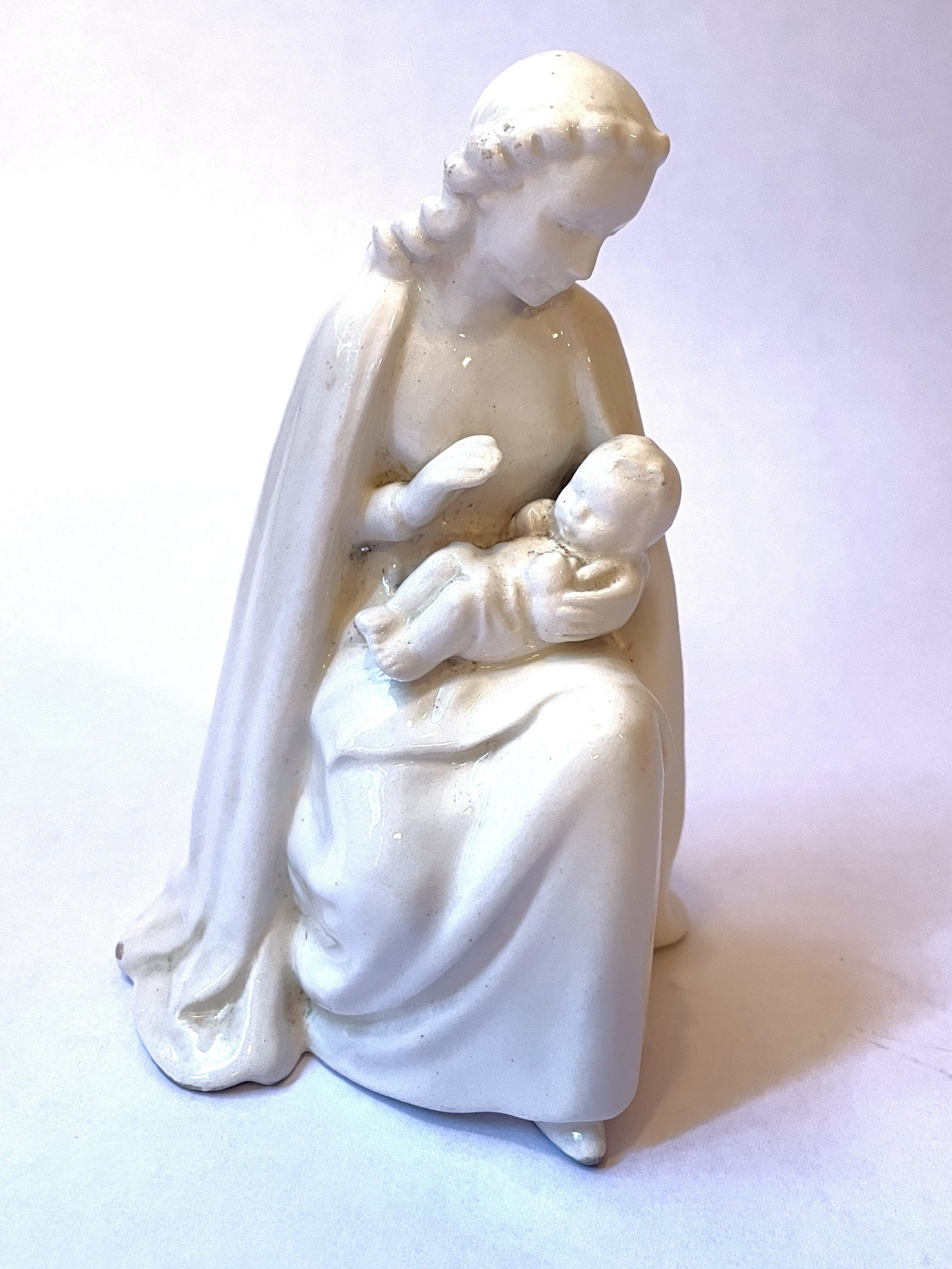 Vintage 1950's Goebel Sacrart Madonna With Child Porcelain Figurine ...