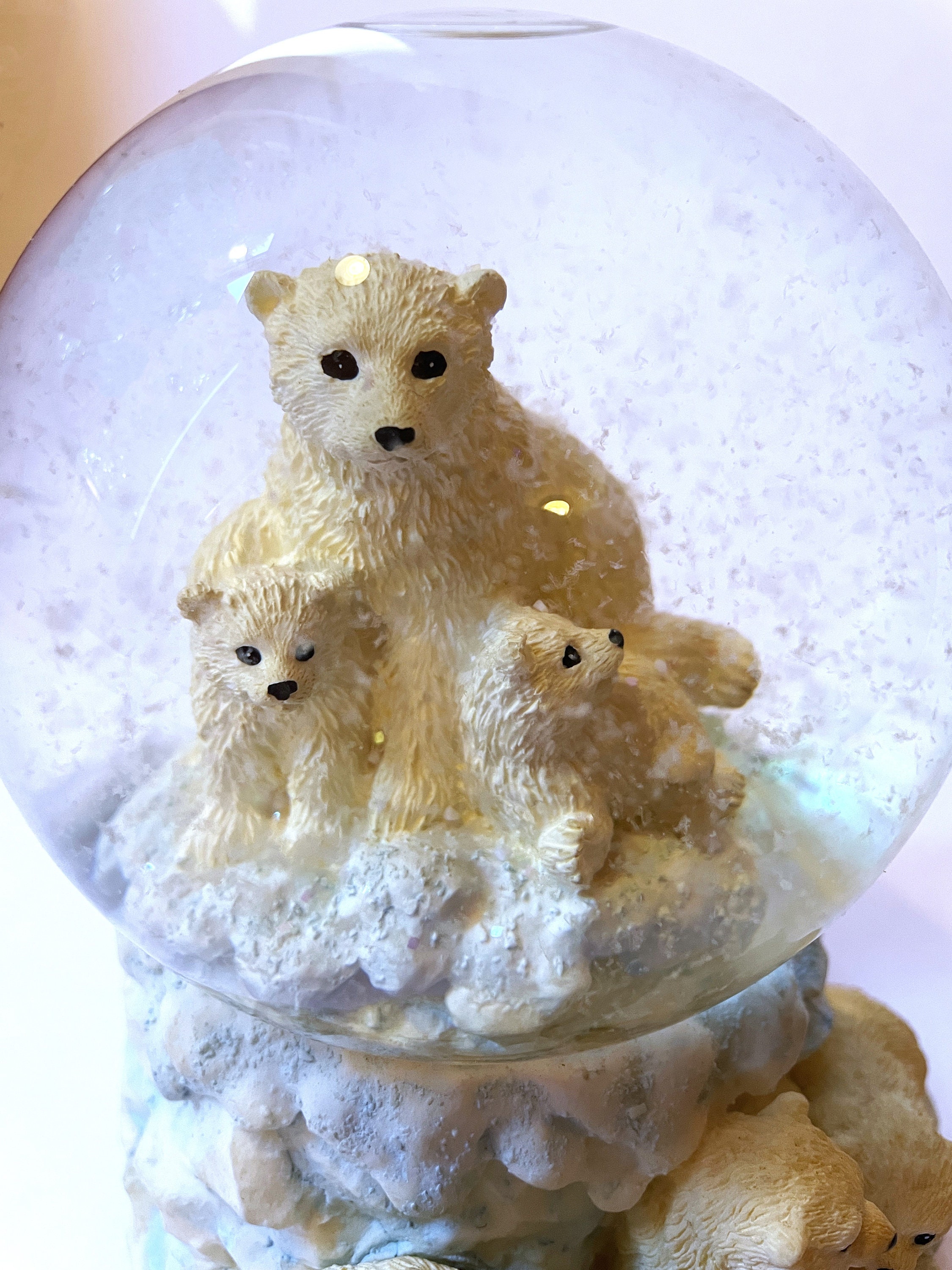 Polar Bear Snow Globe - Etsy
