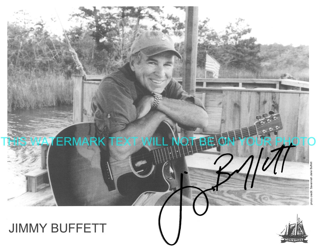 JIMMY BUFFETT Signed Autograph Autographed Classic 8x10 Reprint Photo ...