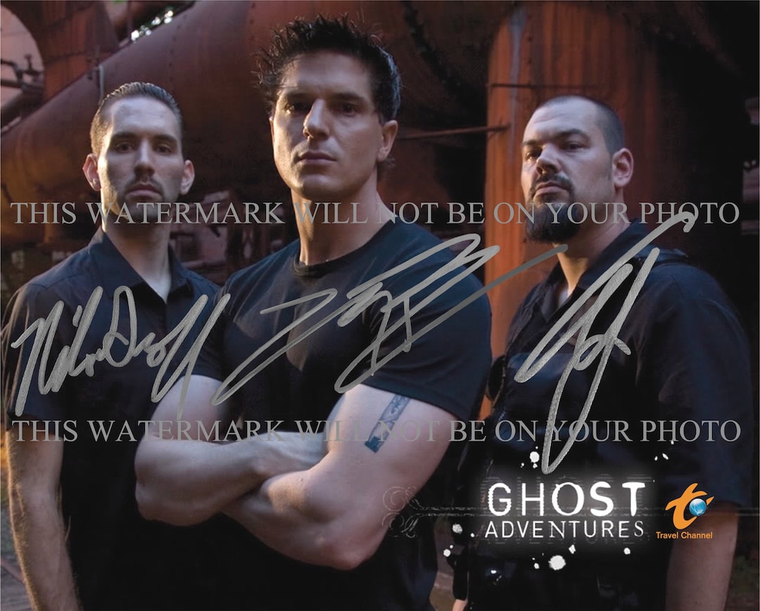 GHOST ADVENTURES Crew Cast Zak, Nick and Aaron Signed Autograph ...